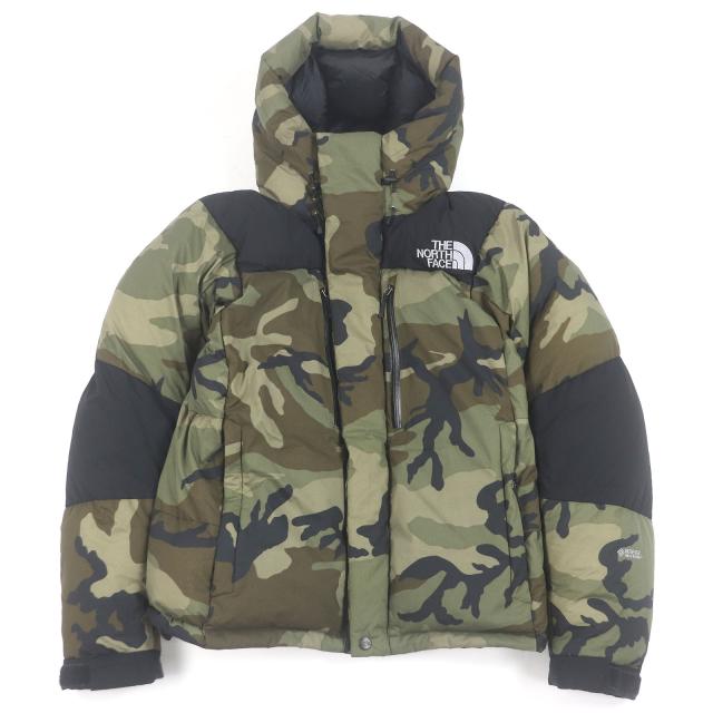 美品□THE NORTH FACE ザ・ノースフェイス  ND91951  Baltro Light Jacket カモフラ柄 GORE-TEX フーデッド ダウンジャケット M 正規品