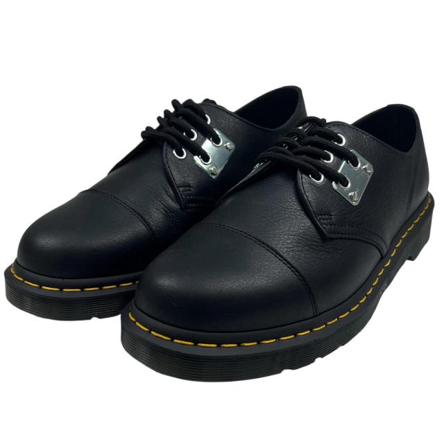 未使用品▲Dr.Martens ドクターマーチン 1461MP 3ホールシューズ レースアップ レザーシューズ ブラック シルバー金具 10 メンズ