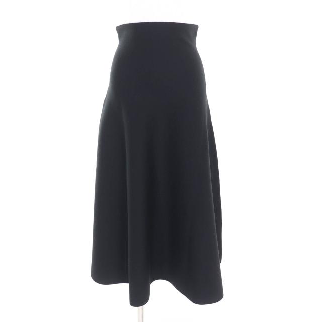 極美品★LOUIS VUITTON ルイヴィトン 25SS Aライン ニット ロング スカート ブラック S ハンガー・ガーメント付き　イタリア製　正規品