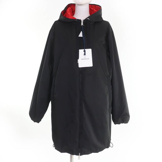 未使用品☆MONCLER モンクレール 22SS ETRETAT リバーシブル ZIP UP フード付 ジャケット ブラック レッド 3 正規品 レディース