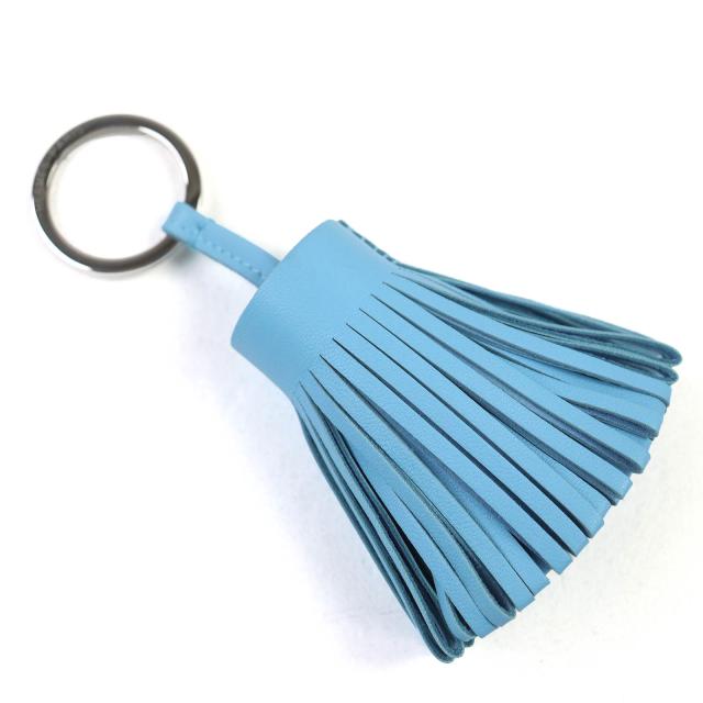 極美品△HERMES エルメス カルメン アニョーミロ セレステ シルバー金具 バッグチャーム 箱付き フランス製 レディース 大人気 オススメ