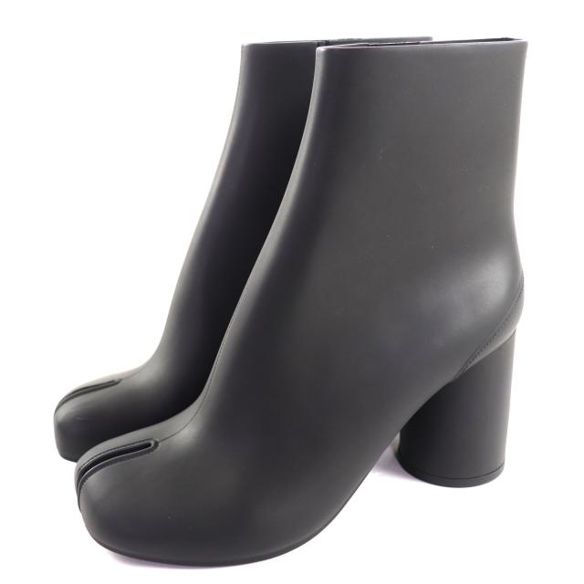 未使用品◇Maison Margiela 22 メゾンマルジェラ22 22SS S38WU0378 TABI BOOTS タビ ブーツ ラバー レイン ブーツ 黒 38 保存袋付き 伊製