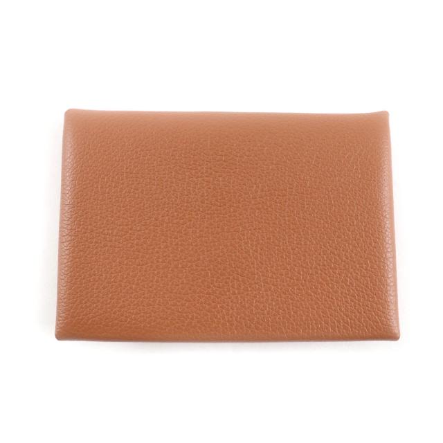 未使用品★HERMES エルメス カルヴィ デュオ ゴールド エバーカラー ケース カードケース W刻印 箱付き フランス製 レディース