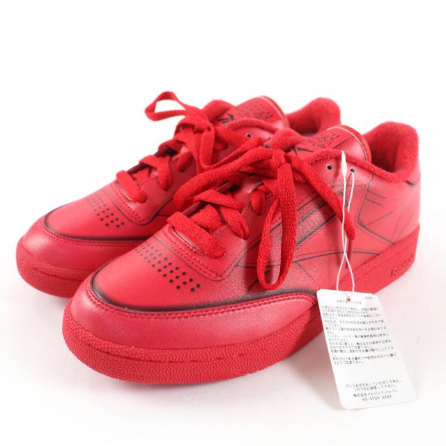 未使用品☆Maison Margiela 22×Reebok メゾンマルジェラ22×リーボック 21SS S58WS0188 PROJECT 0 CC TL スニーカー レッド 24 レディース