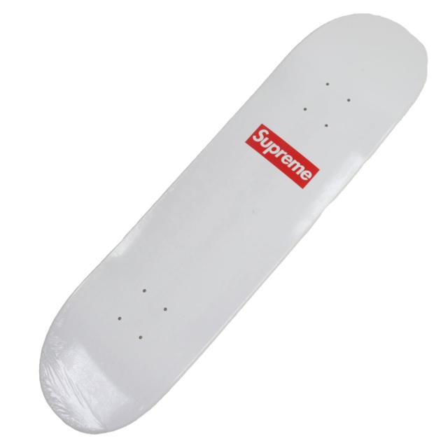 未使用品▼Supreme シュプリーム 14SS 20th Anniversary Box Logo Skateboard Deck ボックスロゴ スケートボード デッキ ウッド ホワイト