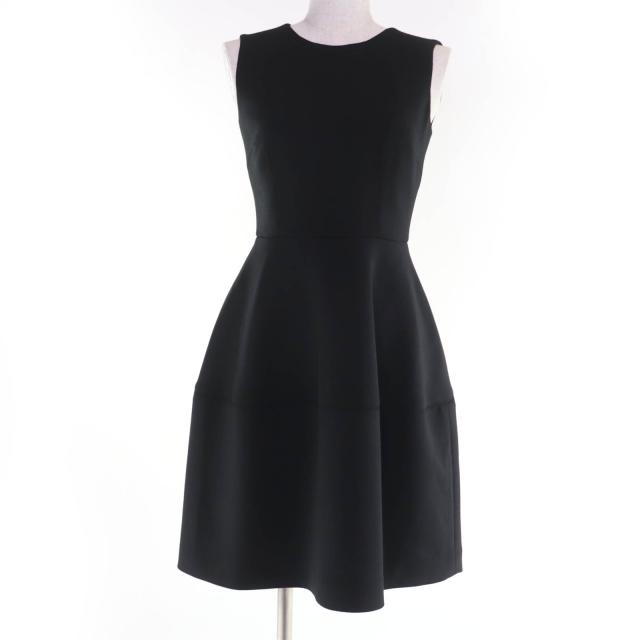 未使用品☆DOLCE&GABBANA ドルチェ＆ガッバーナ F6HG6T ウール ノースリーブ ワンピース ブラック 36 イタリア製 正規品 レディース