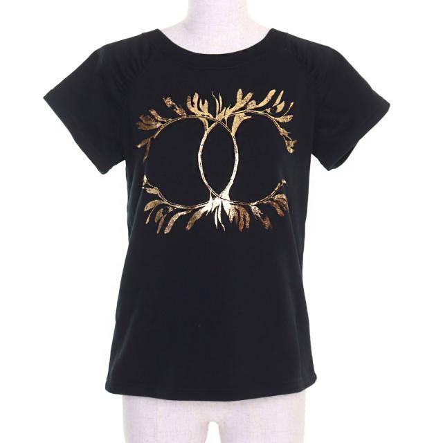 美品○CHANEL シャネル P57840 ココマーク 金具付き ラグランスリーブ クルーネック スウェットTシャツ トップス XS 正規品 レディース