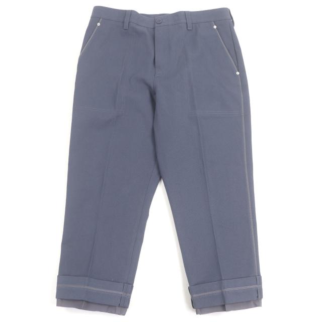 【ドンドン見直し】美品□DIOR ディオール オム 383C177A5641 一部シルク コットンキャンバスガーデナーパンツ  52 イタリア製 正規品