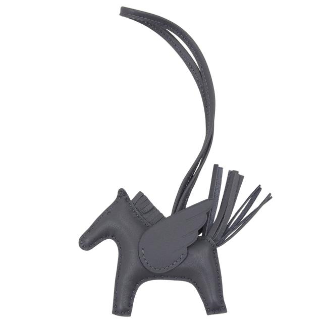 美品▲HERMES エルメス ロデオチャーム ペガサスPM アニョーミロ アルドワーズ バッグチャーム W刻印 保存袋付き フランス製 レディース