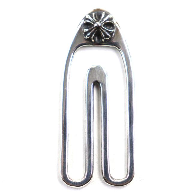 美品▼CHROME HEARTS クロムハーツ PAPER CLIP ペーパー クリップ 925 CHプラス ビルクリップ 札ばさみ マネークリップ 重量10.97g