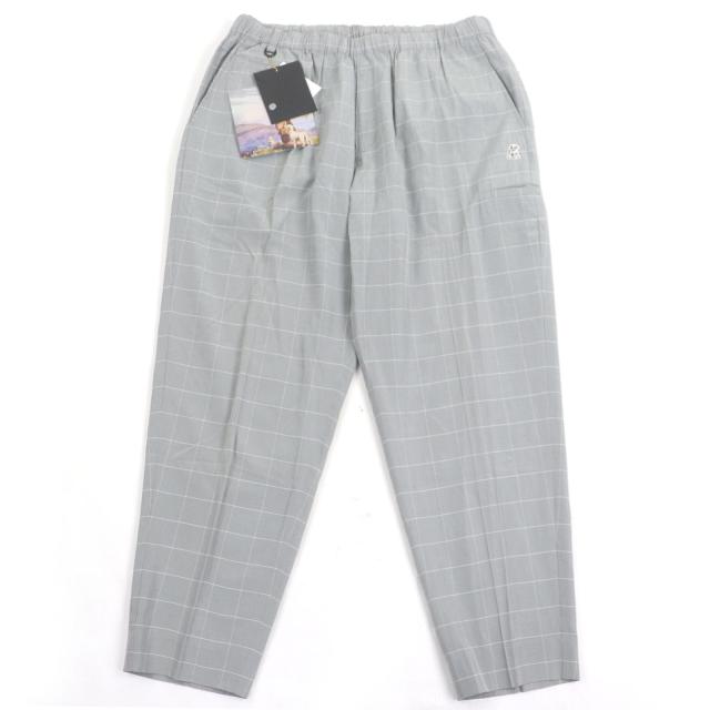 未使用品□UNDERCOVER アンダーカバー US1C4501 the shepherd ウィンドウペン クロス イージーパンツ テーパードパンツ グレー 3 正規品