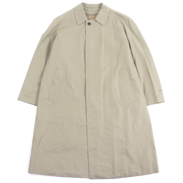 美品□BURBERRY LONDON バーバリーロンドン 裏ノバチェック カシミヤ混ウールライナー ステンカラーコート 玉虫 90-165-4 日本製 正規品