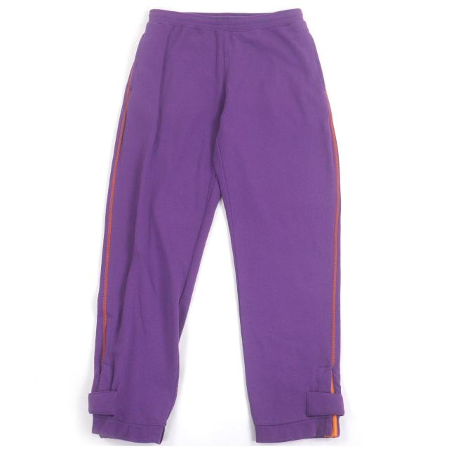 【ドンドン見直し】未使用品□LOEWE ロエベ H6102421CR ELN FLEECE TROUSERS ロゴワッペン スウェットパンツ ラベンダー XS 正規品