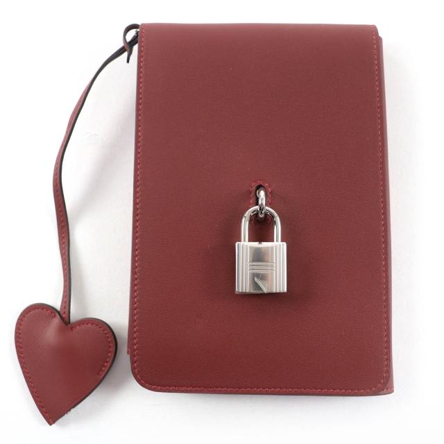 未使用品☆HERMES エルメス カバー カルネ・シークレット  ヴォースイフト ルージュアッシュ シルバー金具 ノート付 ノートカバー W刻印