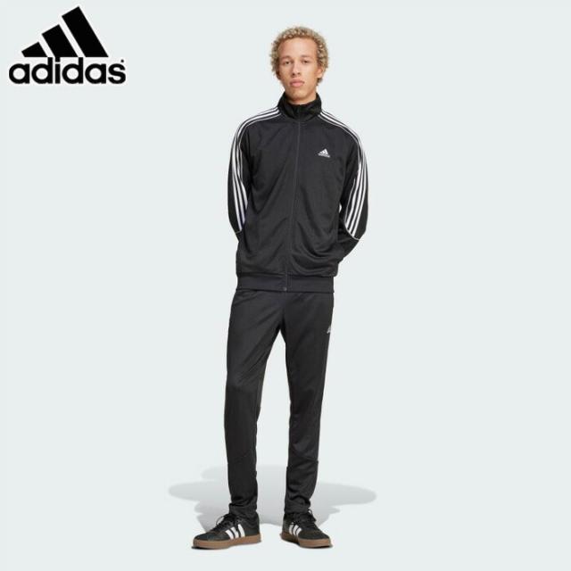 adidas/アディダス トレーニング 上下セット [jsh81-ix1277 スポーツウェアスリーストライプスダブルニットトラックスーツ] ジャケット_トレーニング_アウター 【ネコポス不可】