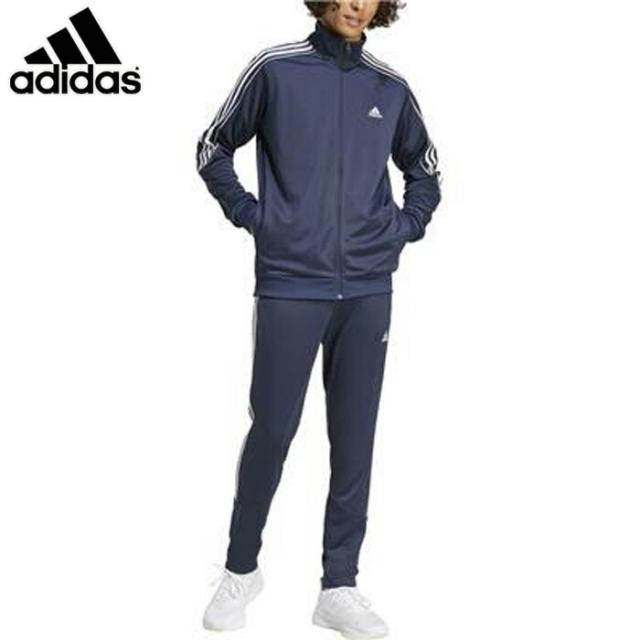 adidas/アディダス トレーニング 上下セット [jsh81-iy6663 スポーツウェアスリーストライプスダブルニットトラックスーツ] ジャケット_トレーニング_アウター 【ネコポス不可】