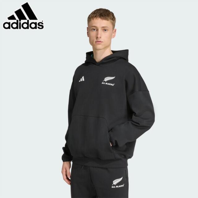 adidas/アディダス ラグビー トップス [juv75-jm9644 オールブラックス プレゼンテーションジャケット] パーカー_オールブラックス 【ネコポス不可】