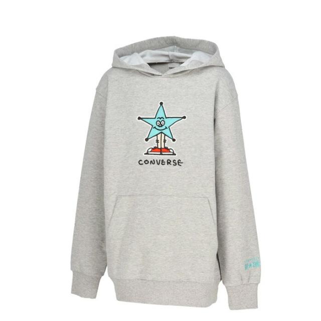 converse/コンバース バスケットボール トップス [cb452251-1500 Jr.スウェットパーカ] 子供サイズ_キッズ_ジュニア 【ネコポス対応】