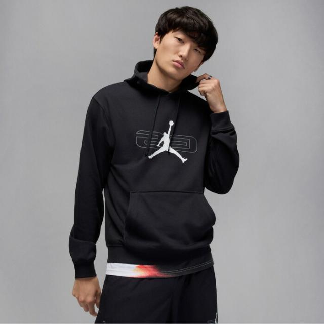 JORDAN/ジョーダン バスケットボール トップス [hq8694-010 ジョーダン SPRT CSVR GFX フリースプルオーバー L/S フーディ] ジョーダン_JORDAN_パーカー_フーディ 【ネコポス不可】