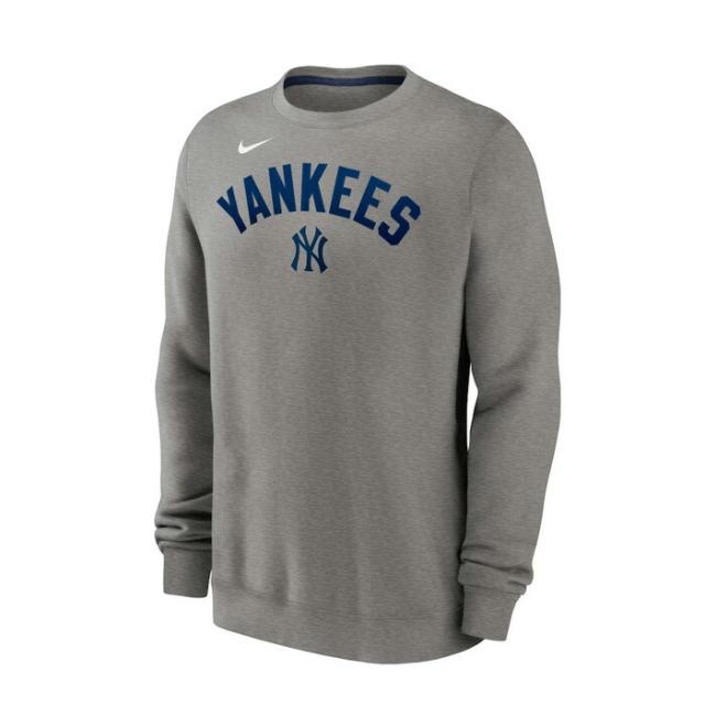 NIKE/ナイキ 野球 トップス [nkpu-019n-nk-n9p クラシックツイルクルーネックフリース] NEWYORKYANKEES_ニューヨークヤンキース_MLB_メジャーリーグ_トレーナー_スウェット_長袖 【ネコポス不可】