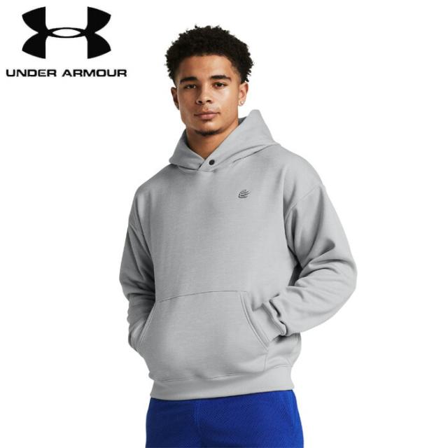 under_armour/アンダーアーマー バスケットボール トップス [1380325-011 カリーフリース ロングスリーブプルオーバーフーディー] パーカー_ステフィン・カリー/2023FW 【ネコポス不可】