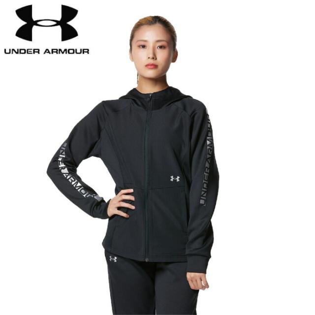 under_armour/アンダーアーマー トレーニング トップス [1381235-001 UAハイブリッドニットフルジップフーディー] レディース_パーカー_ジャケット