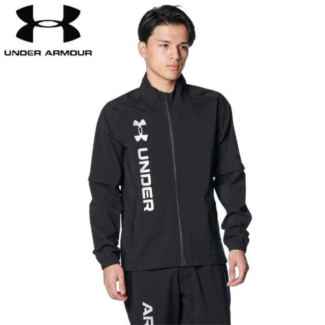 under_armour/アンダーアーマー ゴルフ トップス [1384870-001 UAストームパッカブルレインスーツ] 長袖_フルジップ_セットアップ_ロングパンツ_レインスーツ_雨 【ネコポス不可】