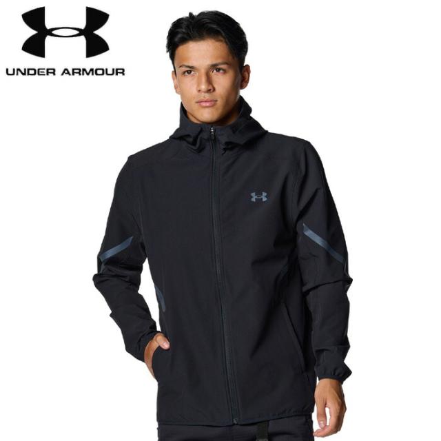under_armour/アンダーアーマー トレーニング アウター [6007741-001 UAブラッシュドウーブン リフレクト ジャケット] ジャケット_アウター_防寒/2025FW【ネコポス不可】