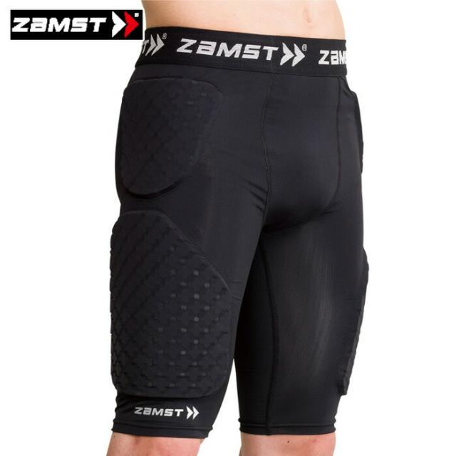 zamst/ザムスト トレーニング サポーター [38890 BRAVEPADSHORTS(パッド付ショーツ)] スパッツ_インナー_サポート_バスケットボール専用_衝撃対策【ネコポス不可】