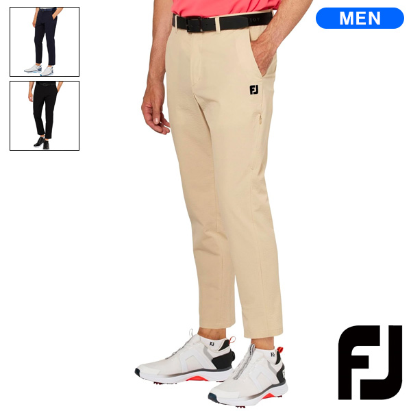 フットジョイ メンズ シアサッカーアンクルパンツ FJ-S25-P03