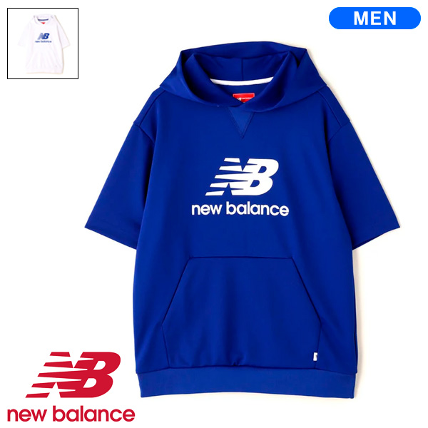 ニューバランス ゴルフ メンズ ライトダンボール 5分袖プルオーバーフーディ 012-5164002