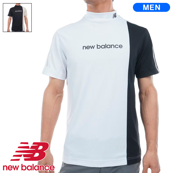 ニューバランス ゴルフ メンズ マイクロピケ 半袖モックネックプルオーバー 012-5166008