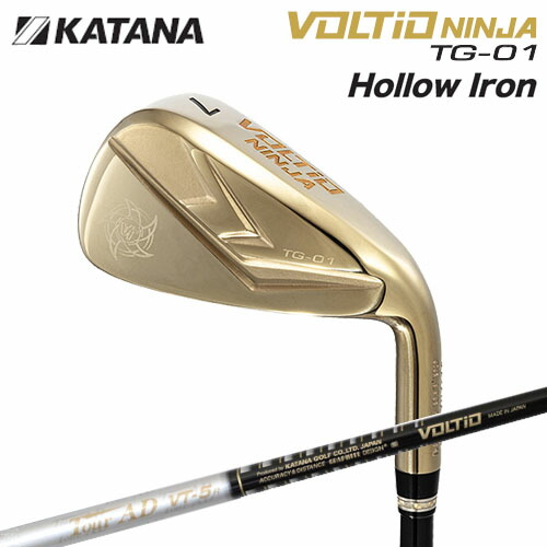 KATANA GOLF カタナゴルフ アイアンセット VOLTIO NINJA HOLLOW IRON 8本組 TOUR AD VT