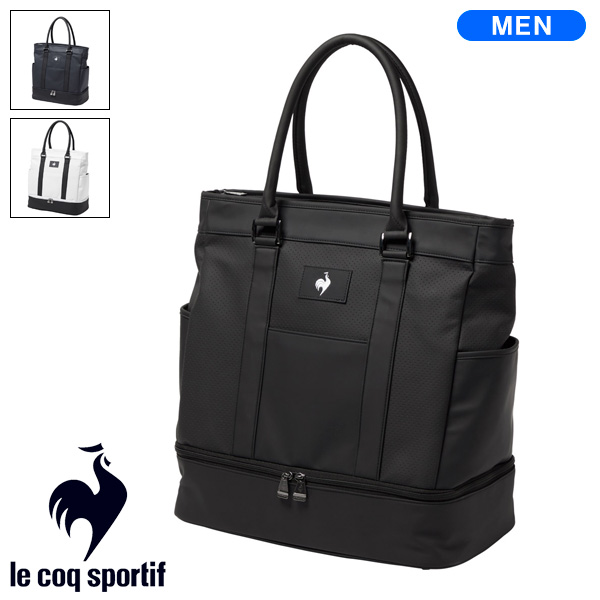 ルコックゴルフ シューズ収納可能 二層式ボストンバッグ メンズ 2025年モデル LG5FBB01M