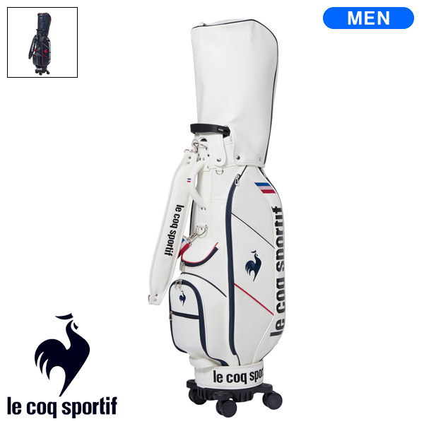 ルコックゴルフ 着脱可能4輪キャスター付き ユニセックスキャディバッグ 8.5型 メンズ 2025年モデル LG5FCB00U