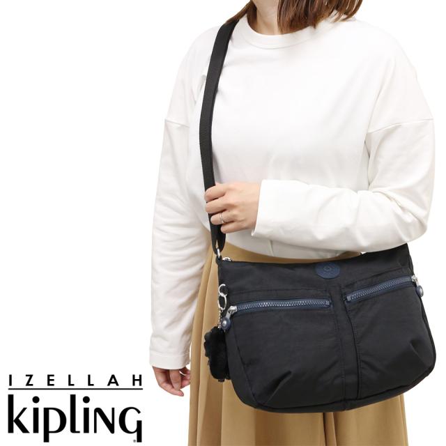Kipling キプリング IZELLAH イゼラー ショルダーバッグ ブラック/ブルー K021440NO
