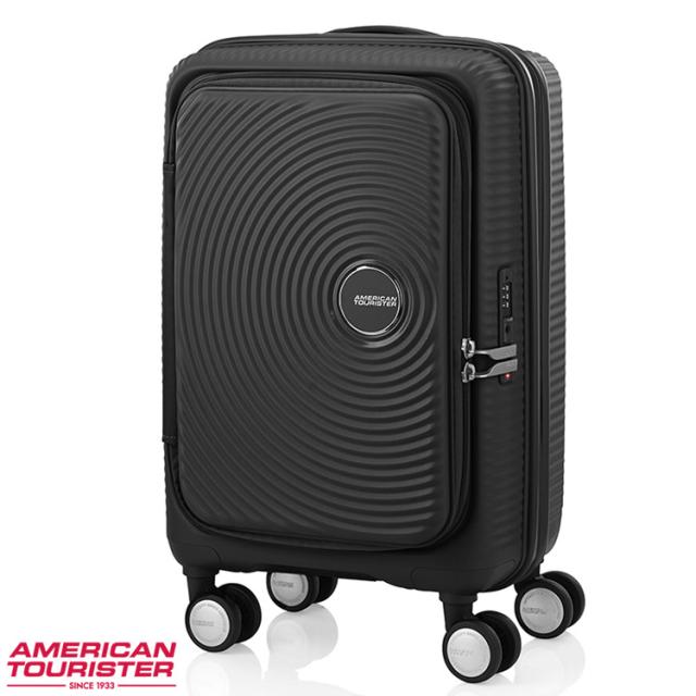 アメリカンツーリスター キュリオ スピナー 55 EXP　American Tourister スーツケース Curio キャリーケース 機内持ち込み Spinner 55/20 EXP TSA　AO8-09038　ブラック