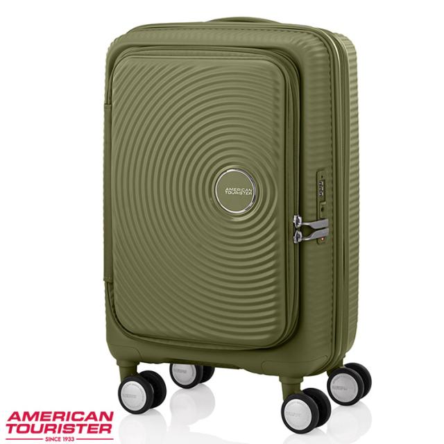 アメリカンツーリスター　キュリオ スピナー 55 EXP　American Tourister スーツケース Curio キャリーケース 機内持ち込み Spinner 55/20 EXP TSA　AO8-34038　カーキ