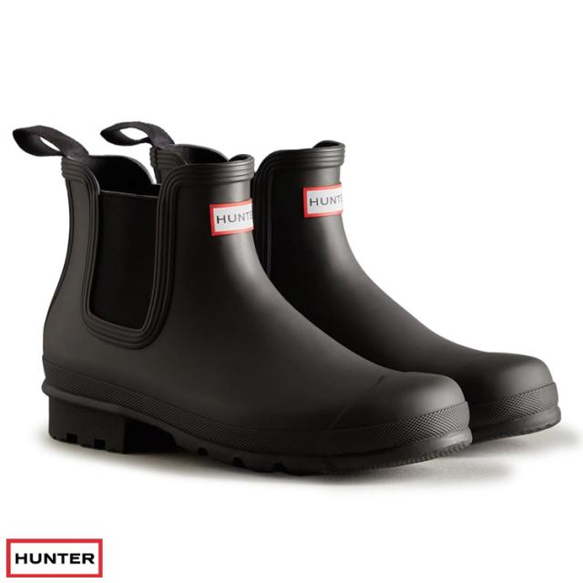 ハンター メンズ　チェルシー HUNTER Original Chelsea Boots オリジナル シューズ 靴 ブーツ グリーン レインブーツ MFS9116RMA BLK ブラック