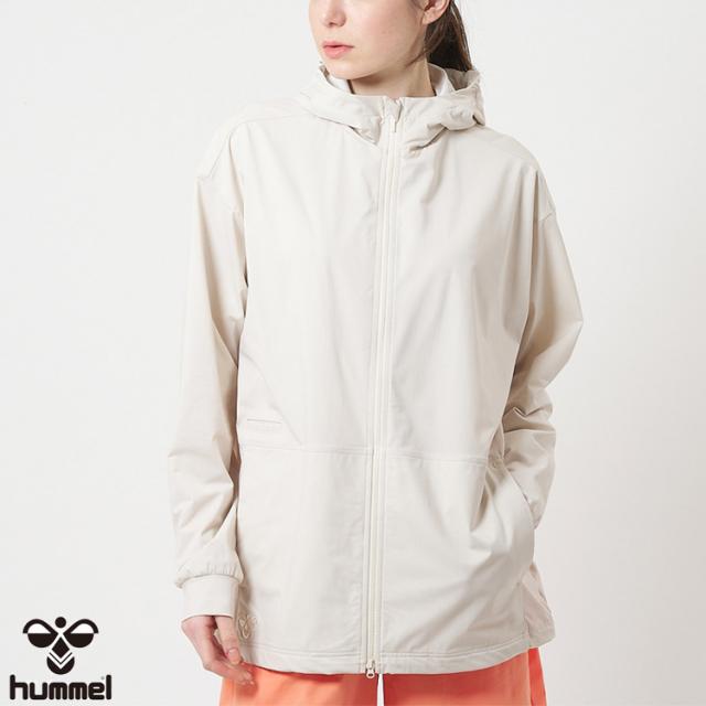 ヒュンメル　ジャケット hummel PLAY ラッシュガード フーデッドジャケット トレーニングウェア  メンズ　レディース HAP7218 14 チョーク