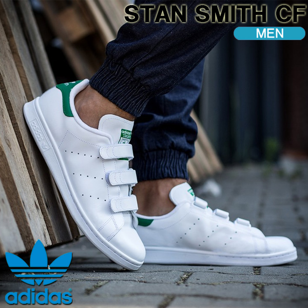 ベルクロ スニーカー 定番グリーン アディダス オリジナルス adidas originals STANSMITH CF スタンスミス メンズ シューズ S75187