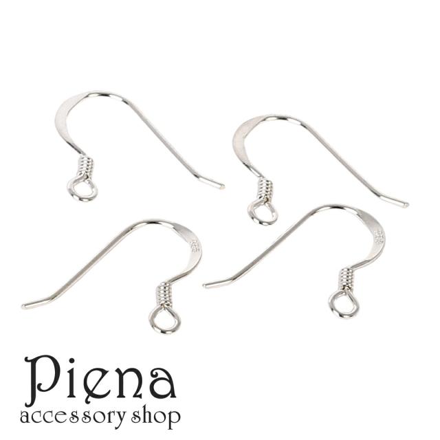 シルバー925 ピアスフック レディース メンズ 19mm 2ペア ハンドメイド 手作り DIY 925刻印あり 金属アレルギー対応 メール便送料無料の通販はau PAY マーケット ...