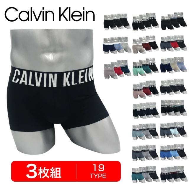 カルバンクライン ボクサーパンツ |   3枚組 セット ショート ローライズ オシャレ 定番 お得 インナー 下着 誕生日 送料無料 新生活 入学 就職祝い