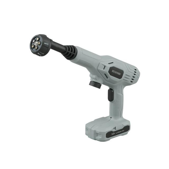 アイリスオーヤマ 充電式ハンディウォッシャー グレー JHW-101 充電式 ハンディウォッシャー お掃除 コンパクト 屋内 室外