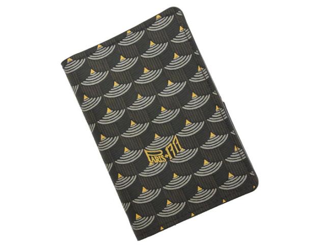 【未使用 S品】 フォレルパージュ FAURE LE PAGE カードケース パスケース ダークブラウン×イエロー