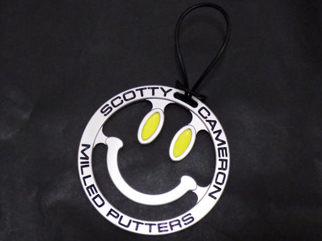 【未使用 S品】 SCOTTY CAMERON スコッティキャメロン 2024 ギャラリー限定 スマイリー バッグタグ