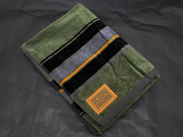 【未使用 S品】 SCOTTY CAMERON スコッティキャメロン ミュージアム限定 レザーパッチ タオル グリーン