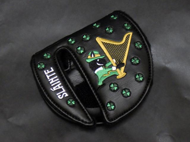 【未使用 S品】 スコッティキャメロン 2024 セントパトリックスデイ マレット型 パター用 ヘッドカバー