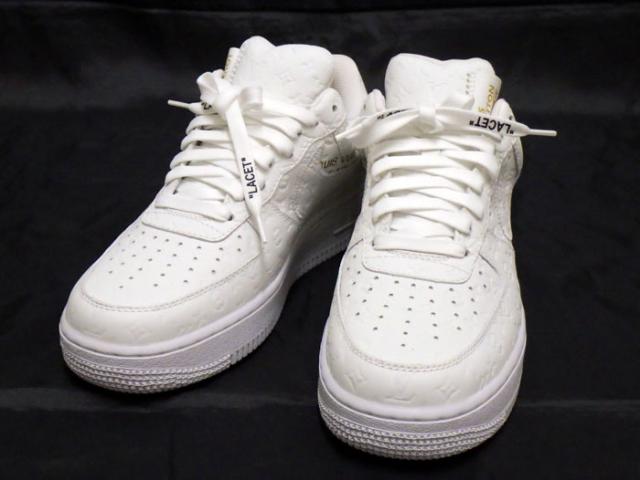 【未使用 S品】 ルイヴィトン ナイキ エアフォース1 1A9V86 メンズ スニーカー サイズ7 1/2 26.0cm