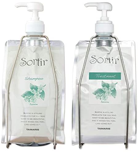 タマリス ソルティール シャンプージャスミン 1000mlポンプ+ トリートメントジャスミン 1000gポンプ セット